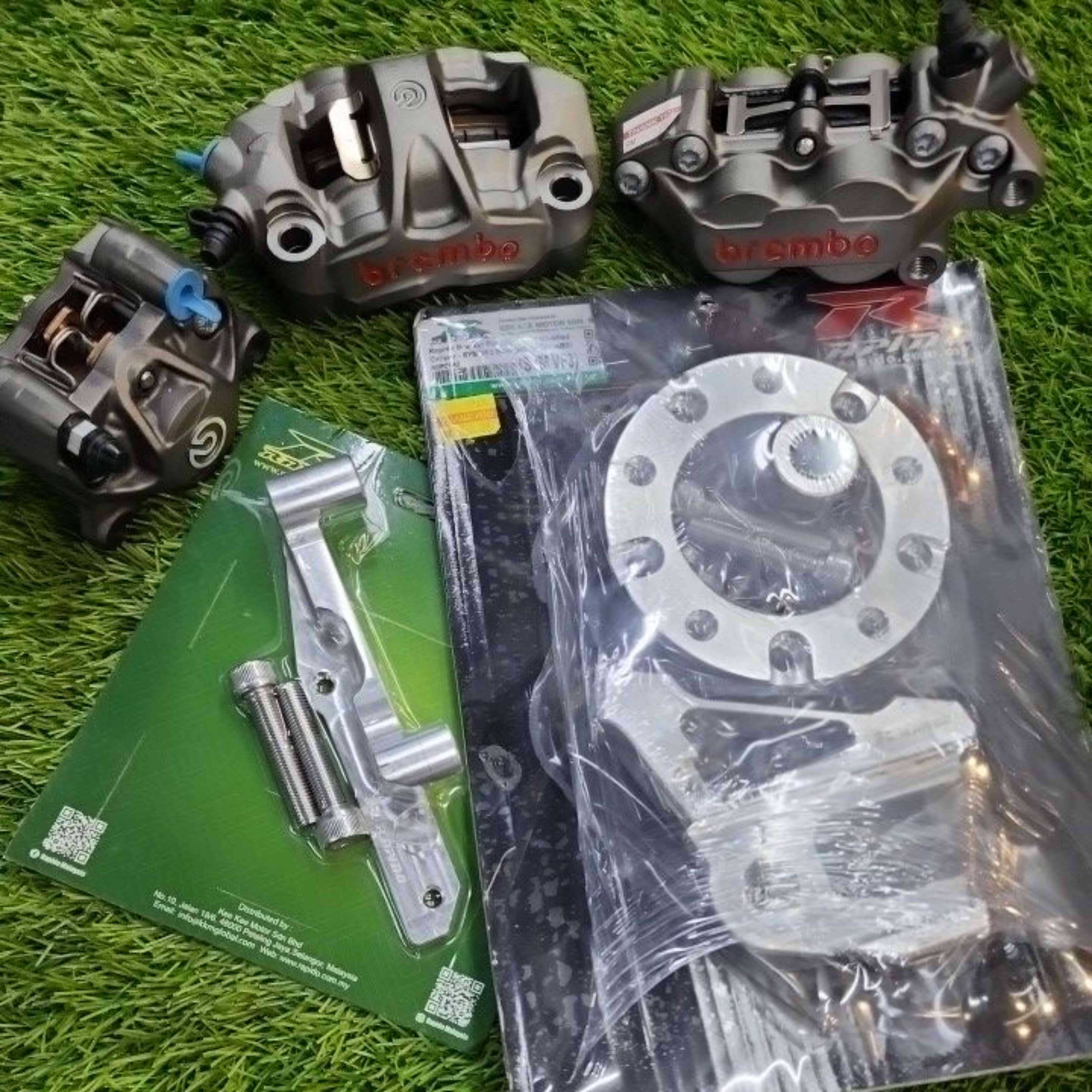 《Bracket》SYM VF3i Breambo Caliper Bracket M3 100mm P34 P4 | Shopee Malaysia