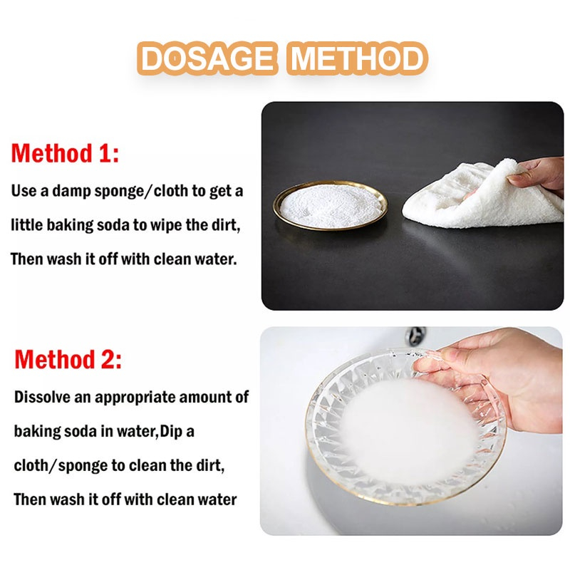 25g Multi Purpose Cleaning Soda Powder Individual Packing Remove Stain ...