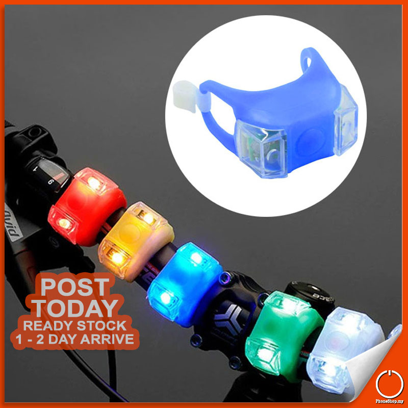 𝟏 𝐓𝐎𝐔𝐂𝐇 LED Bicycle Light Strobe Tail Rear Front Handlebar Lamp Warning ...