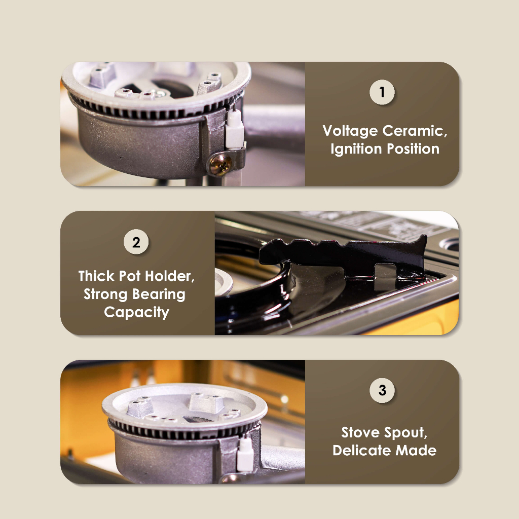 TRAC Portable Gas Stove Cooker For Camping/BBQ/Steamboat Dapur Gas Mini ...