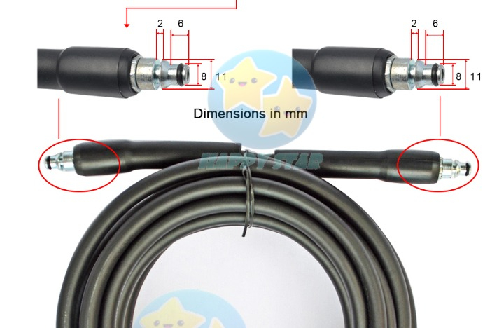 OEM HOSE STANLEY SW19 SW21 5M 10M 15M WATER JET HOS HIGH PRESSURE WASHER PIPE PAIP SPARE PART ...
