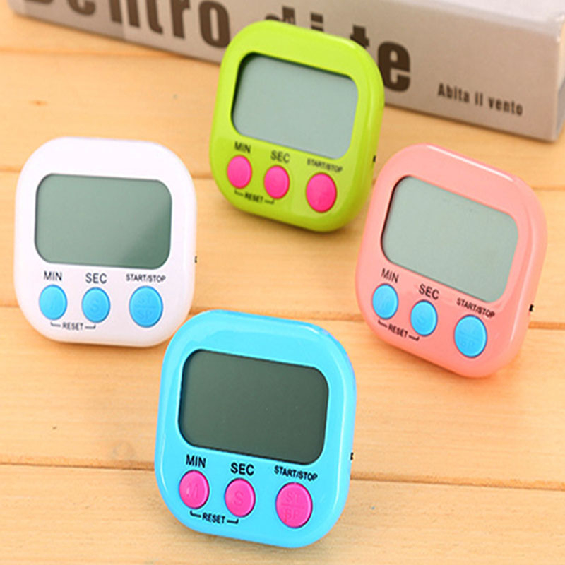 𝐌𝐀𝐆𝐍𝐄𝐓𝐈𝐂 Digital Kitchen Timer Big Digits Loud Alarm Display for ...