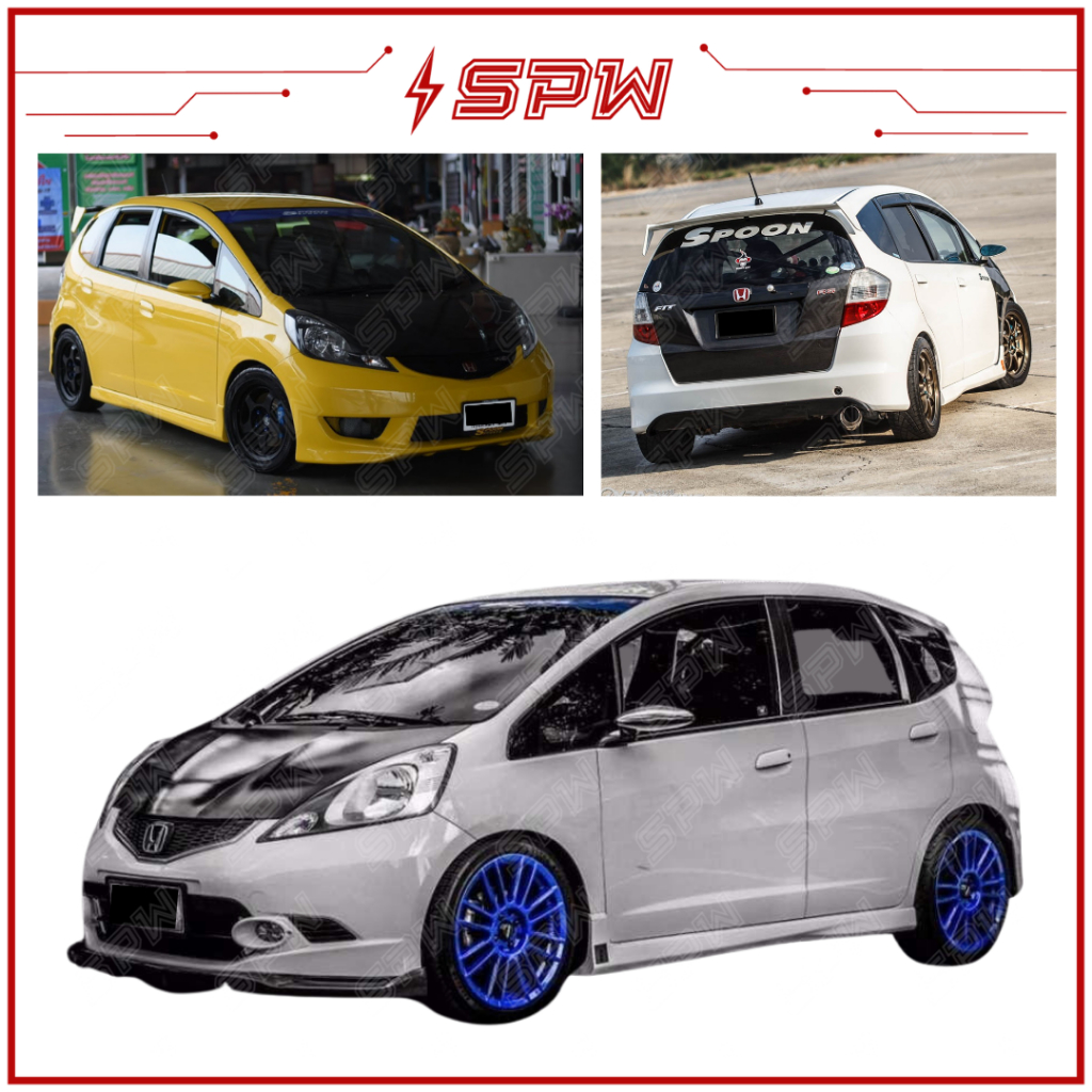 Honda Jazz Fit GE (2008 to 2013) Spoon Side Mirror JDM Racing Car Anti ...