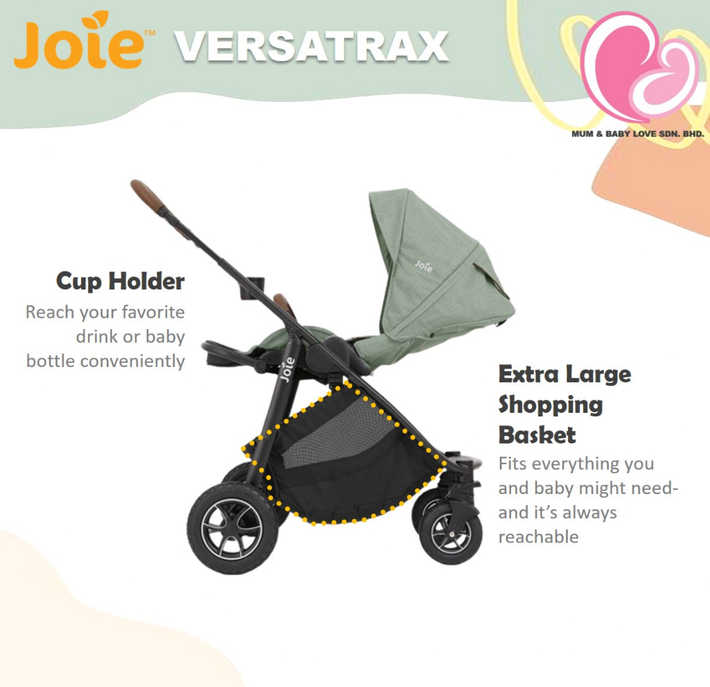 Joie Versatrax Stroller Baby 2 Way Seat (Birth - 22kg) | Shopee Malaysia