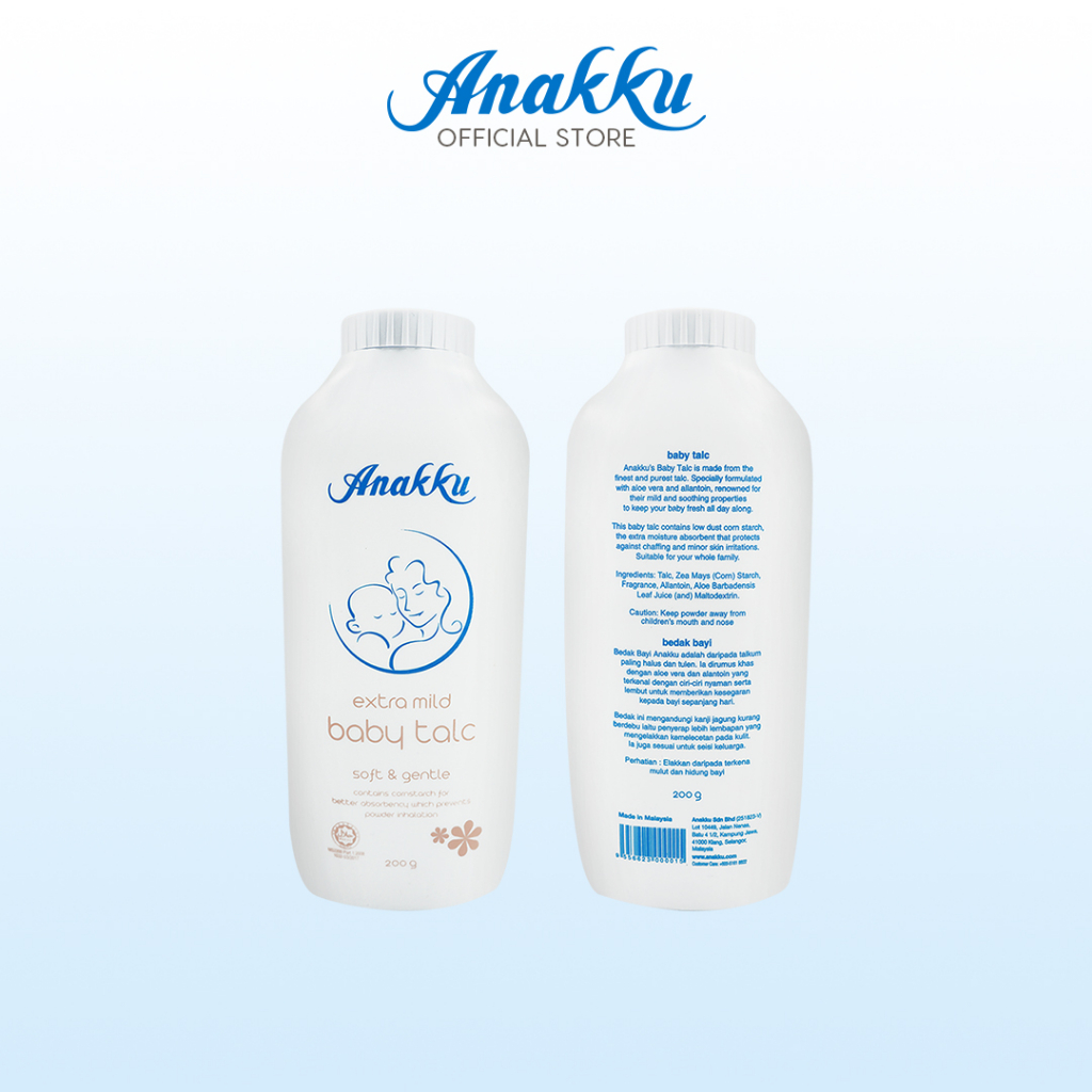 Anakku Baby Talcum Powder (200g) | Bedak Talkum Bayi T200 | Shopee Malaysia