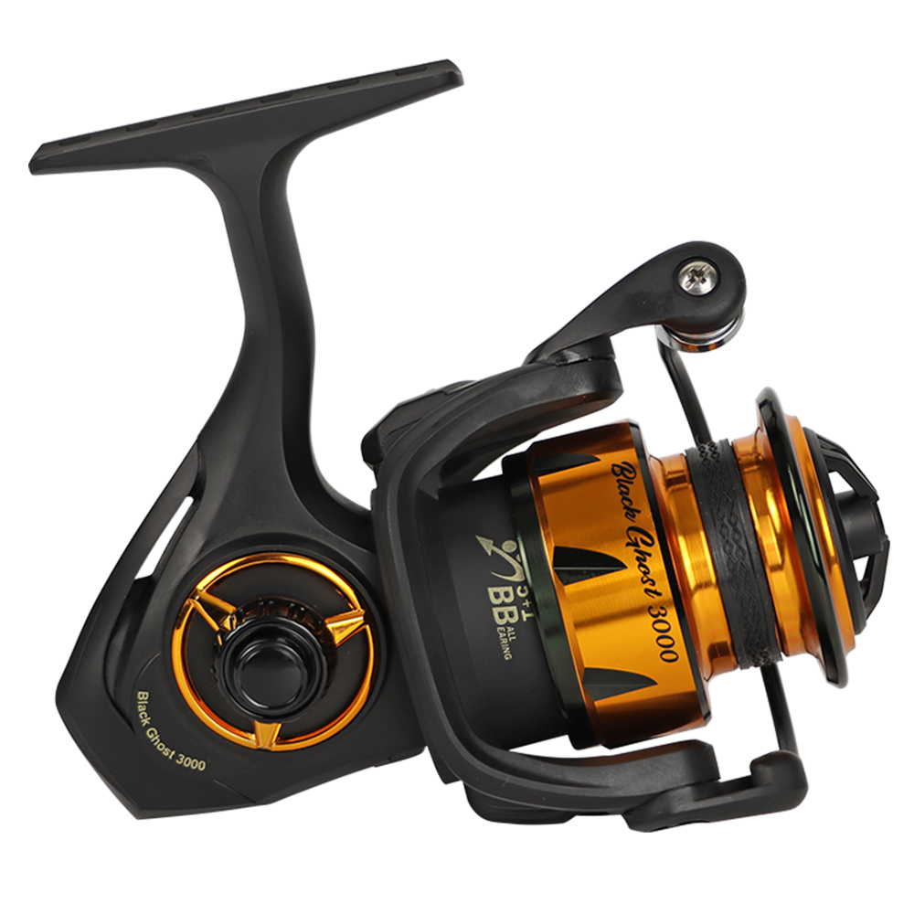 (Maxdrag 8kg-10kg) Tomman Black Ghost Spinning Fishing Reel 5+1BB ...