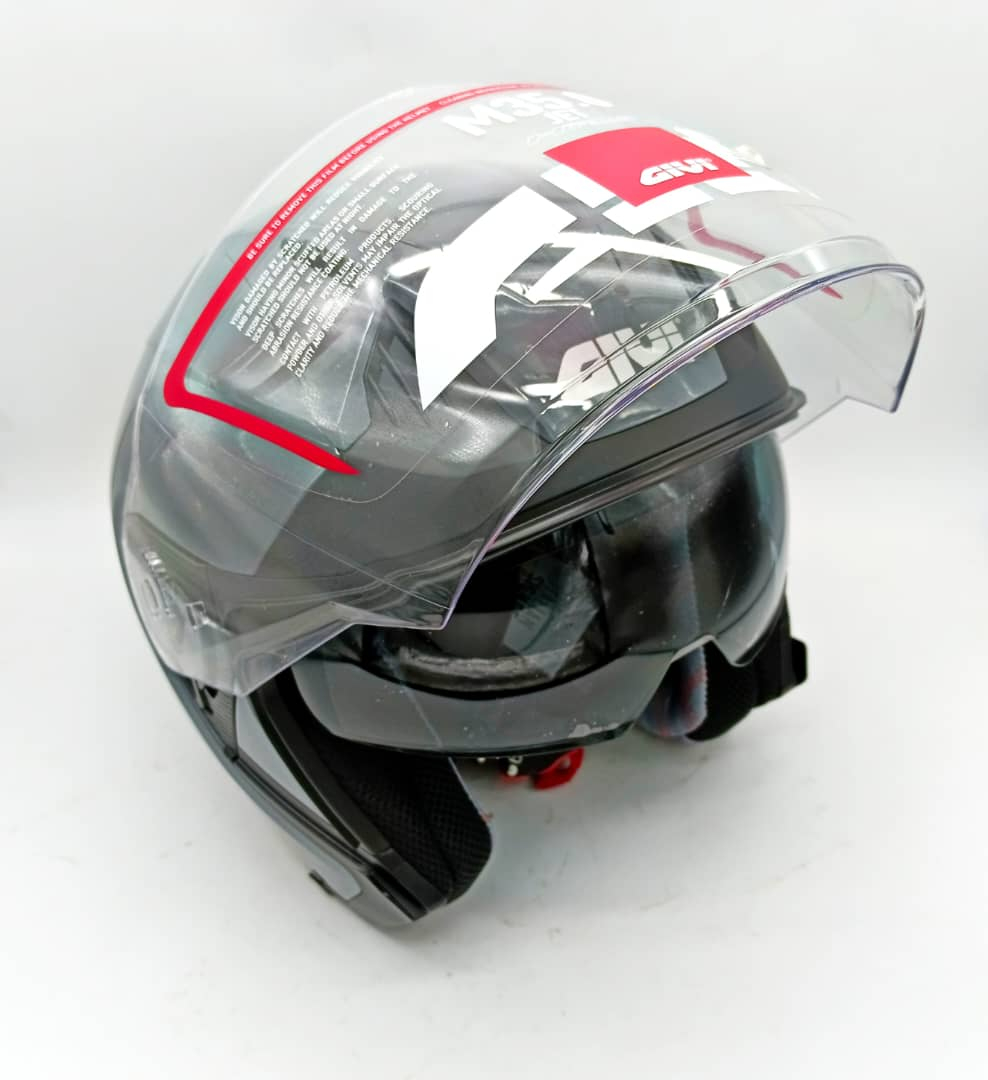 Original Helmet Givi M35.0 Modern Nano Grey Scudo Open Face Accessories Motor Vario160 EX5 Kriss ...