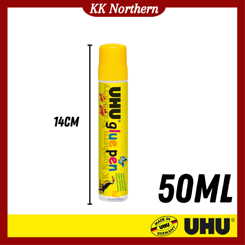 (1 pcs) UHU Glue Pen 50ml Happy Glue / Gam Jernih / Clear Glue Gam ...