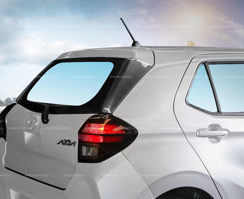 Awesome2u Perodua New Axia 2023-2024 Rear Spoiler Side Garnish Rear ...