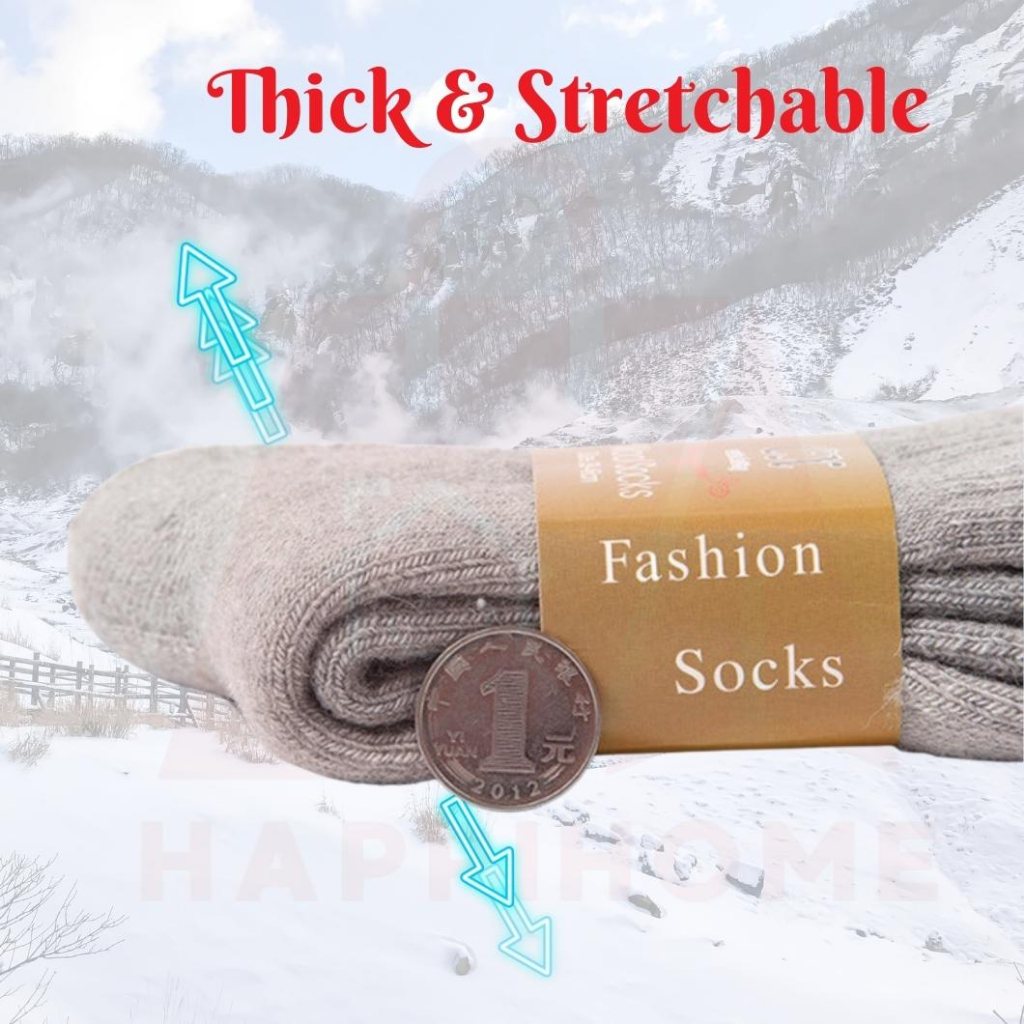 Winter Warm Socks Men Women Stoking Thermal Sock For Winter Merino Wool ...