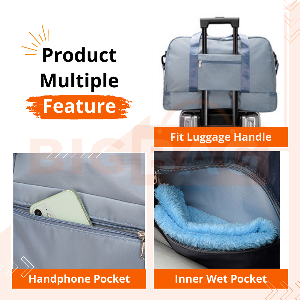 Hand Carry Travel Bag Duffel Bag Beg Balik Kampung Murah Travel Bag ...