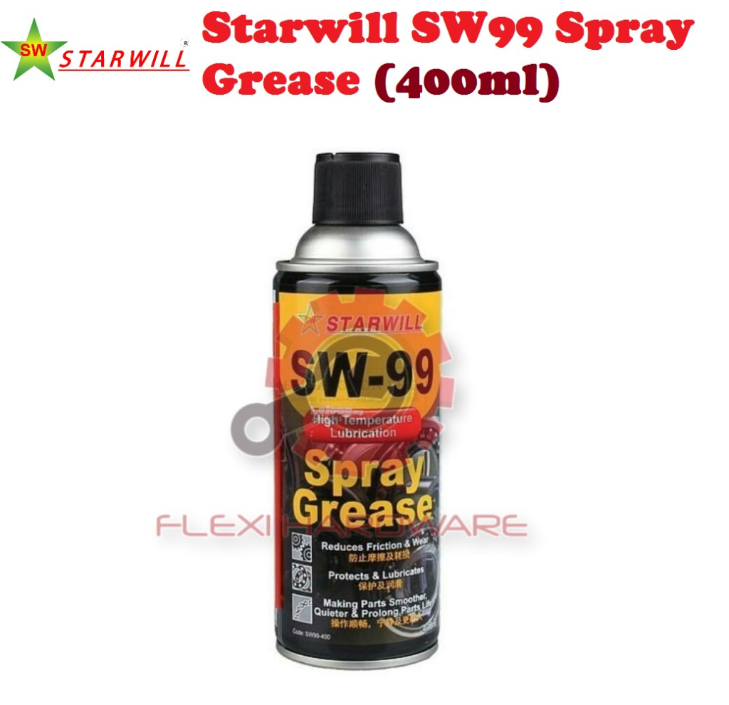 Starwill SW99 Spray Grease (400ml) | Shopee Malaysia