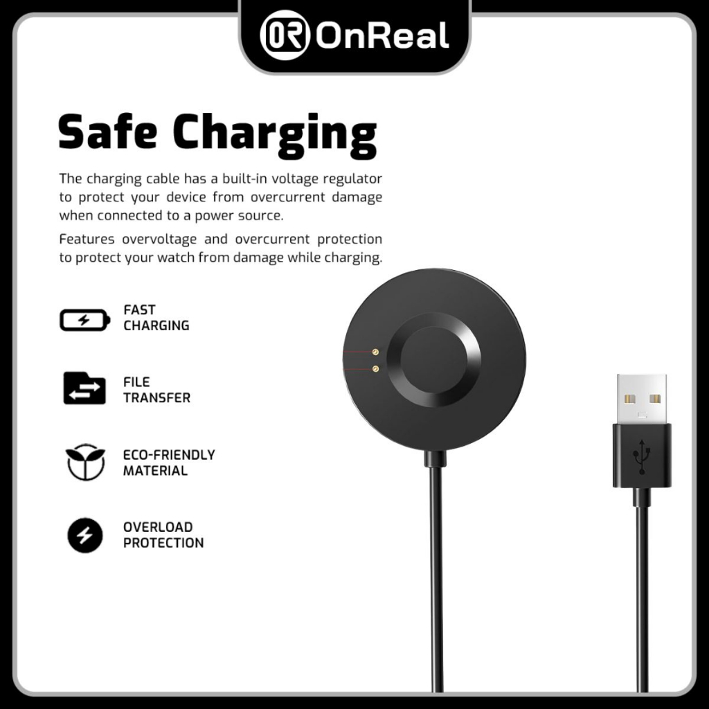 OnReal Realme Watch S Pro RMA186 Charger Smart Watch Charger Charger ...