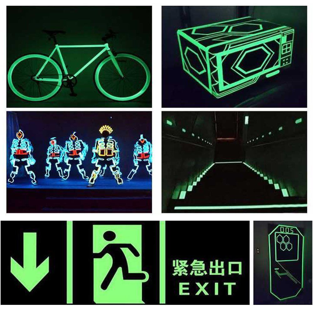 3M Glow In The Dark Luminous Fluorescent Night Self-adhesive Safety ...