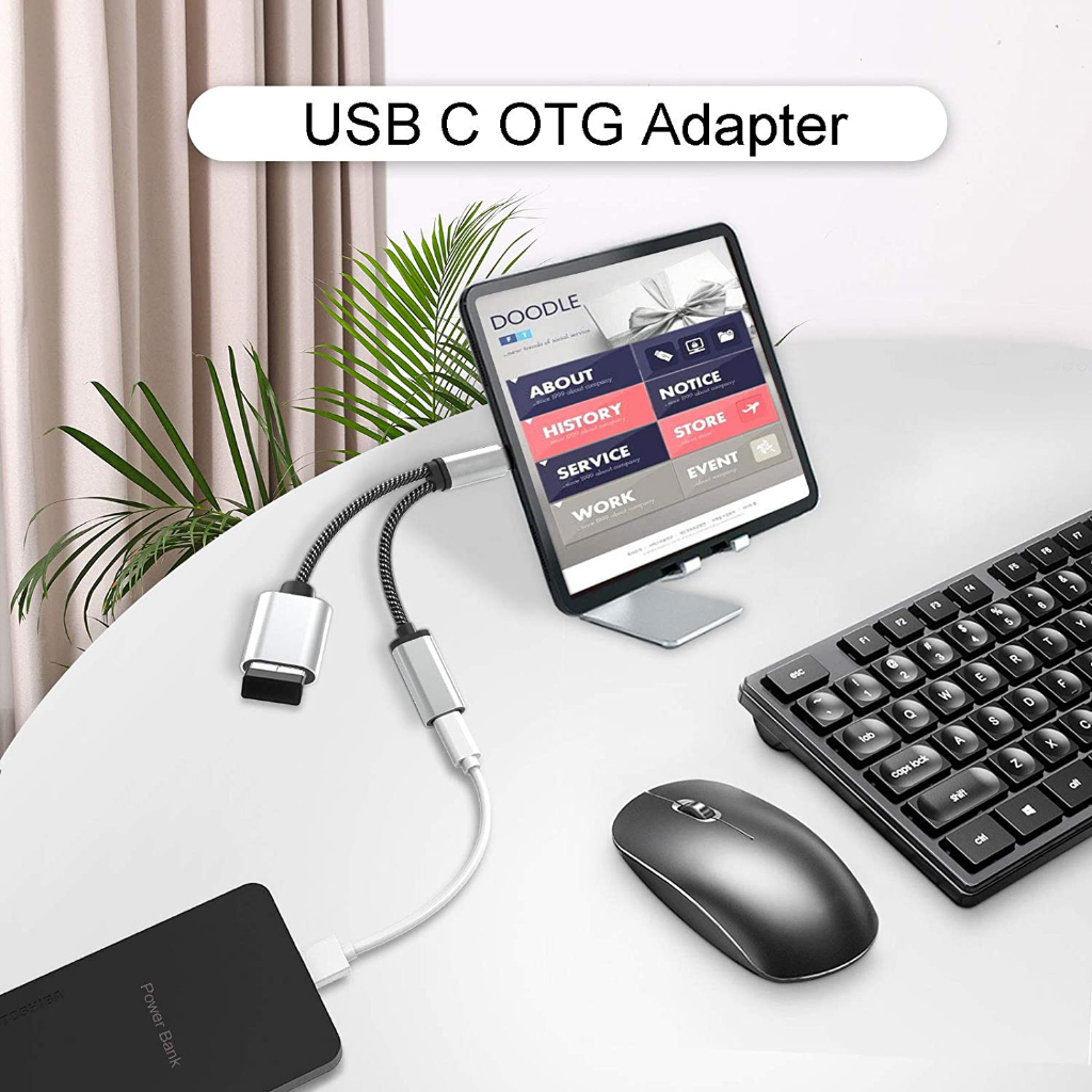 Kabel OTG USB C POWER DELIVERY PD + OTG Cable | Type C OTG Splitter ...