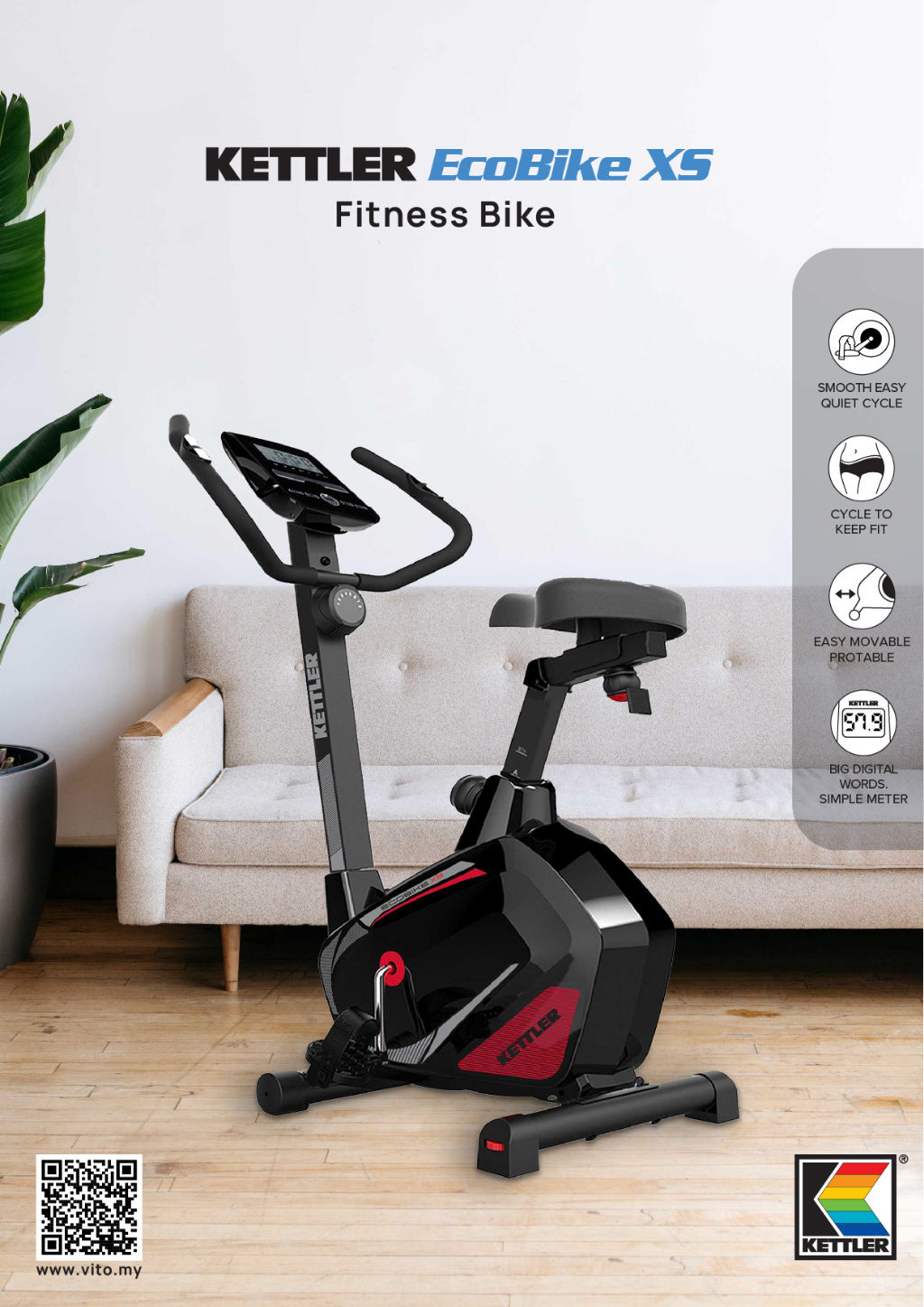 Kettler Ecobike XS ( KE209-600) | Shopee Malaysia