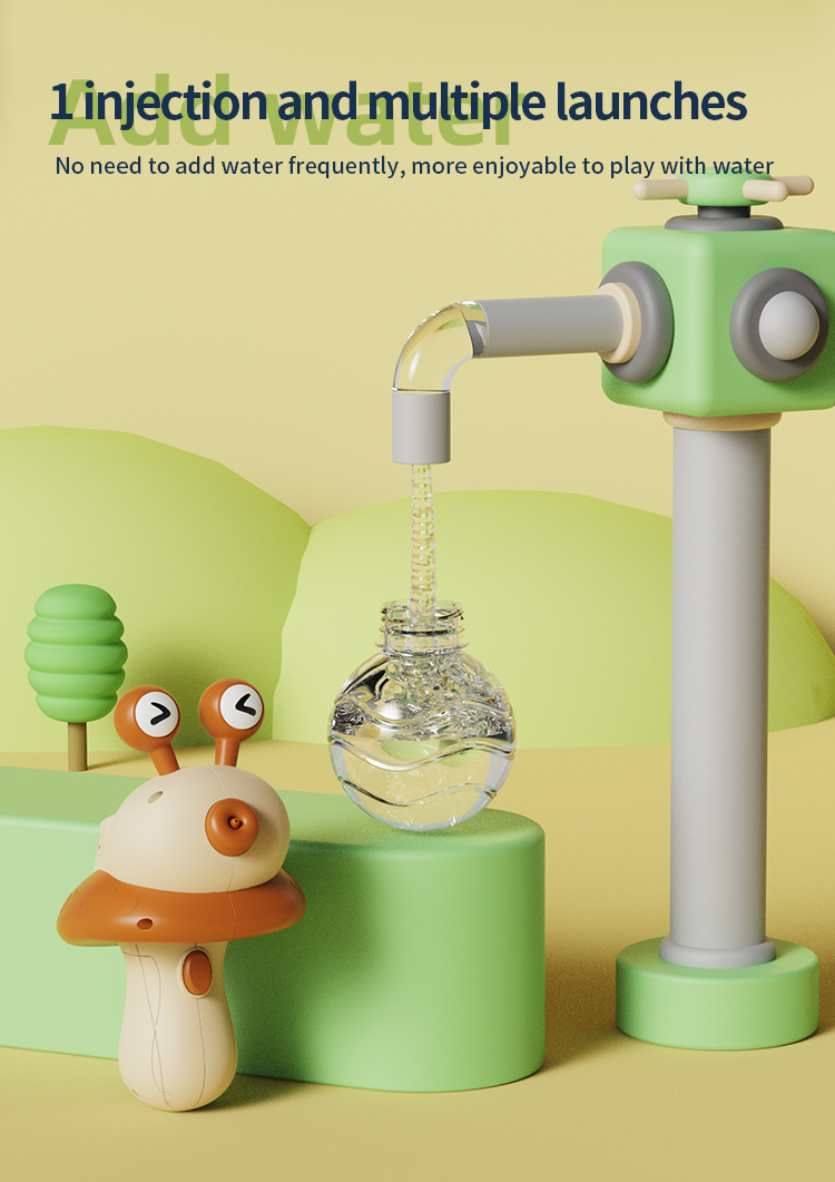 Yimi Water Gun Electric Machine Snails Play Toys Kids Pool Baby Bath ...