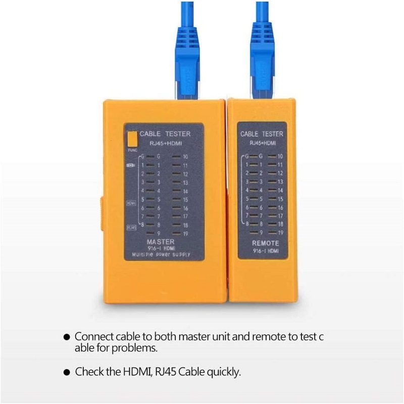 Computer Network Cable Tester RJ45 Cable Tester HDMI Cable Tester Hand ...