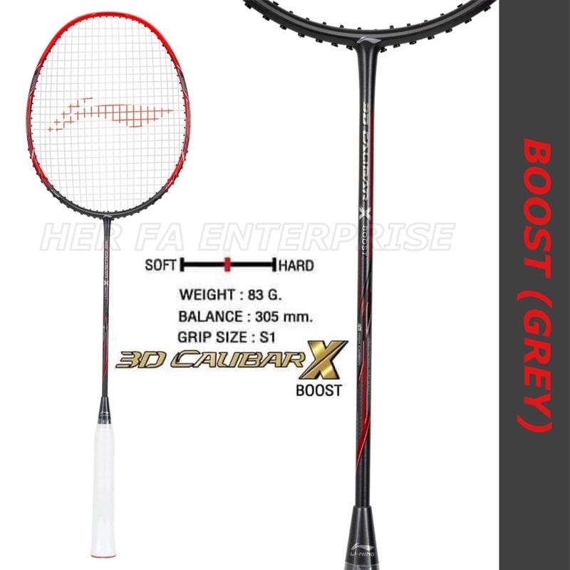 LI-NING 3D Calibar X Boost / Drive / Combat Badminton Racket 3US1 4US1 ...