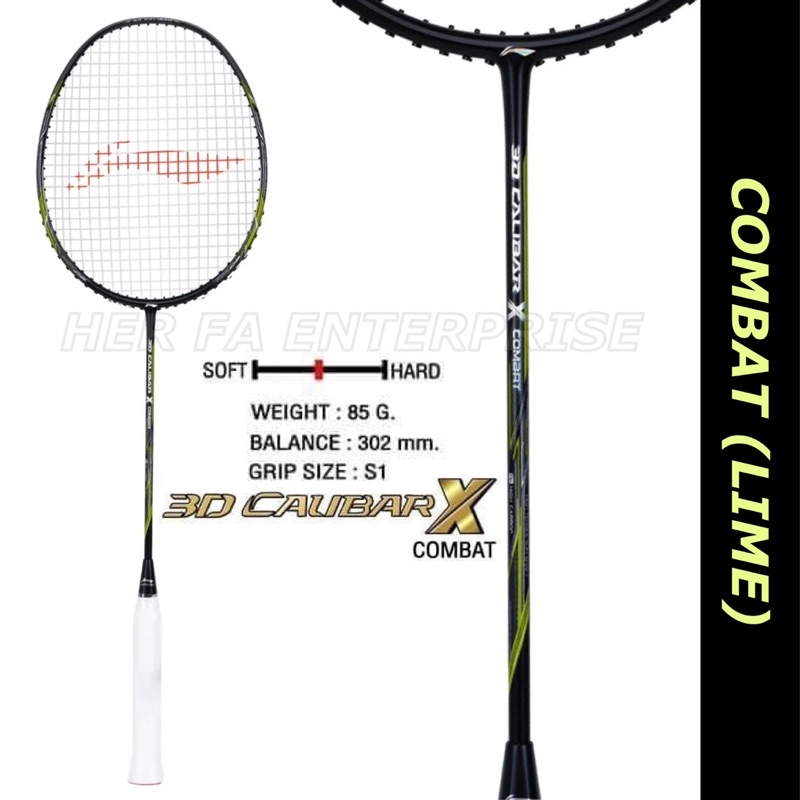 LI-NING 3D Calibar X Boost / Drive / Combat Badminton Racket 3US1 4US1 ...