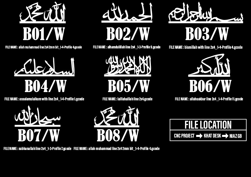 Stand Khat Kaligrafi/ Home Decoration / Desk Decoration / Hiasan ...