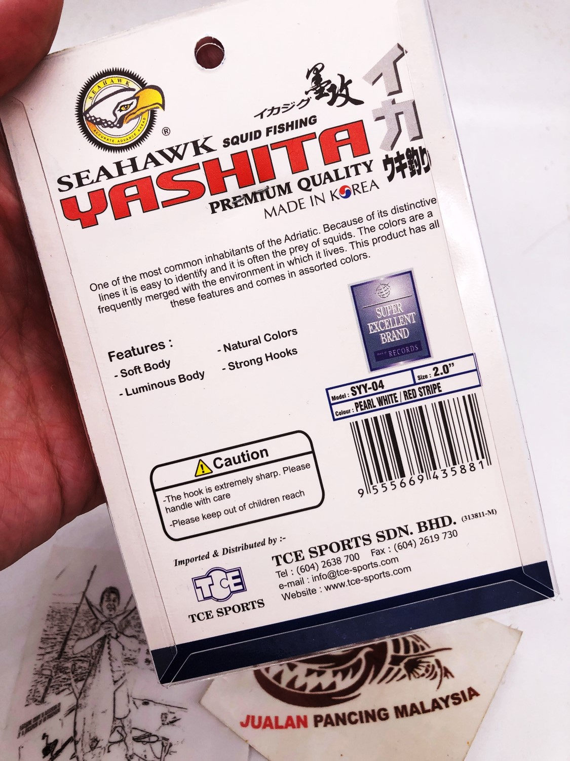 SEAHAWK YASHITA SYY 04 SQUID JIG, MADE IN KOREA | Shopee Malaysia