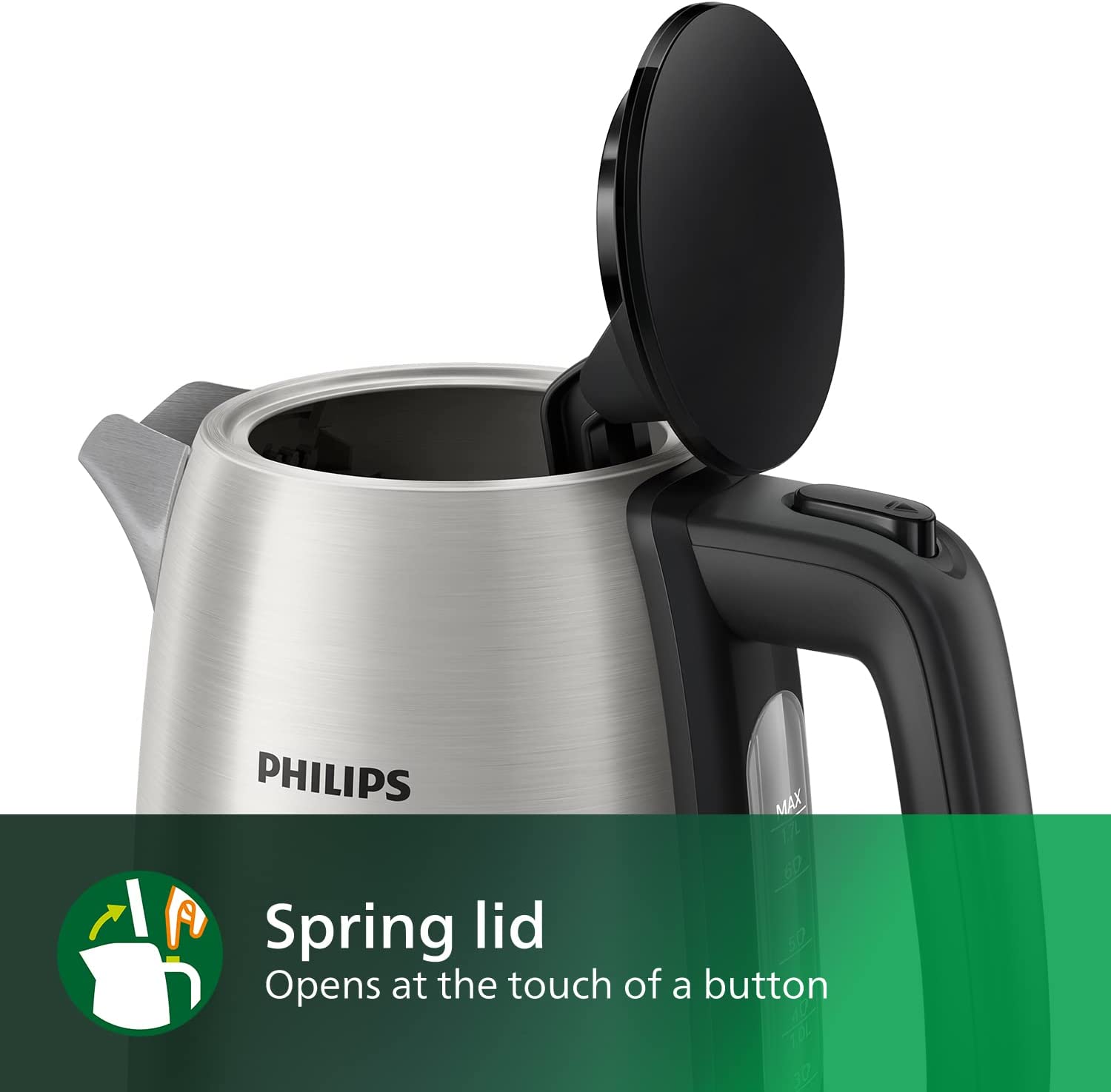 PHILIPS Daily Collection Stainless Steel Jug Kettle HD9350 (HD9350/92 ...
