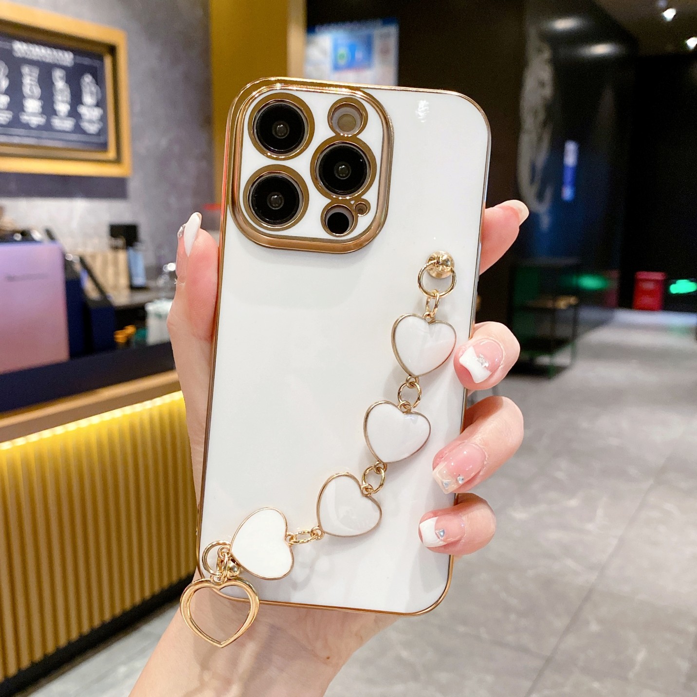 Vivo V25 V27 V27e V29 V30 V30e V40 Pro Lite T1x X70 X90 love chain case ...