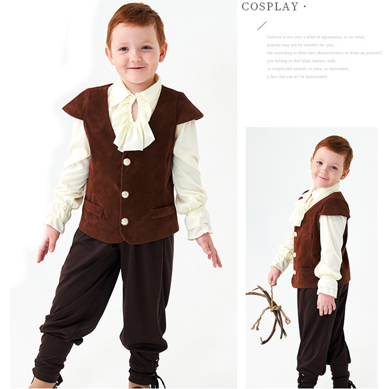 Kids Renaissance Victorian Ruffles Medieval Country Boy Village Boy Old ...