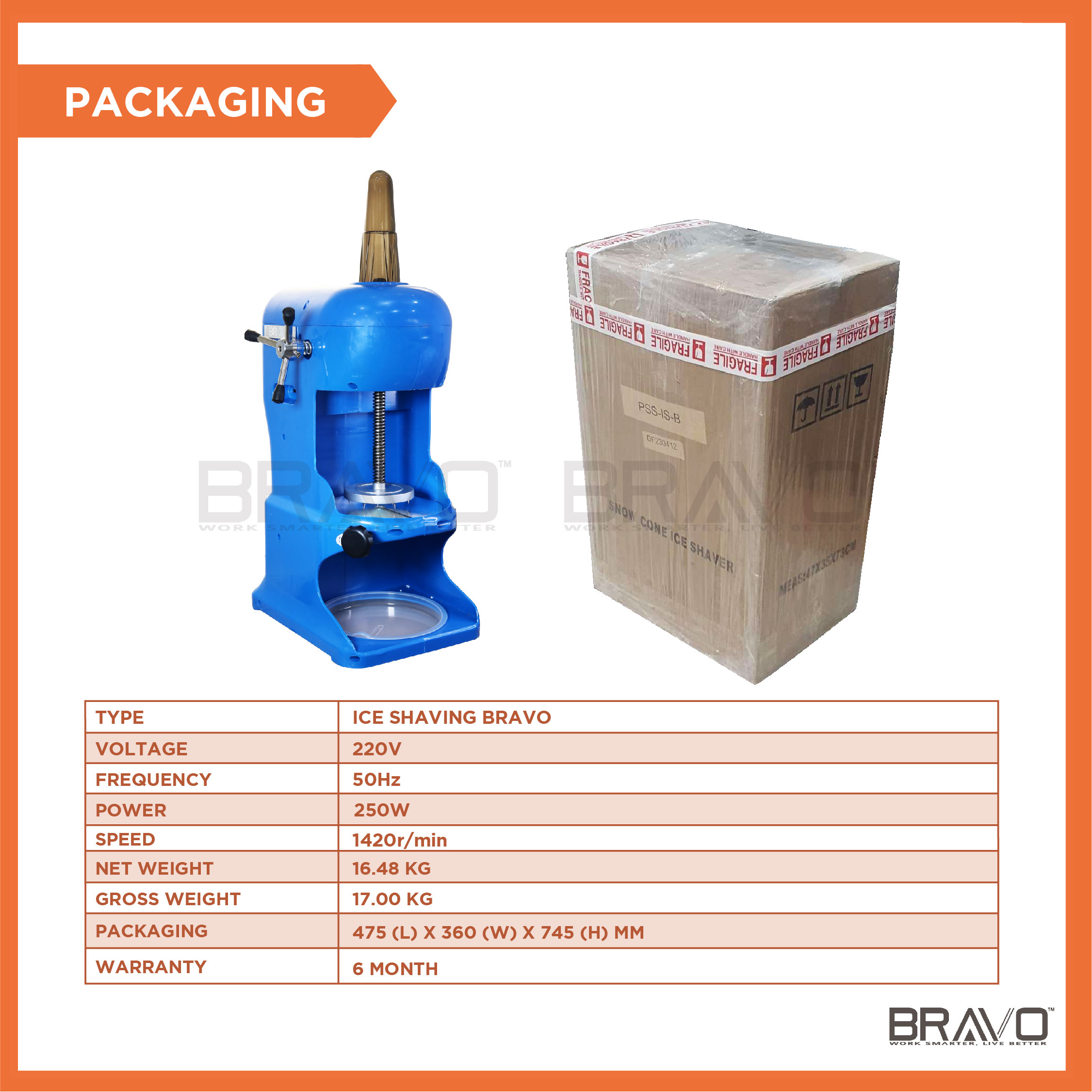 Bravo ABC Electric Ice Shaving Machine Taiwan Mesin ABC Elektrik Mesin ...