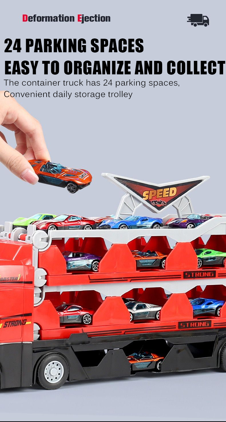 Track Toys Car toy Transport Car Carrier Truck Toys For Boys two ...