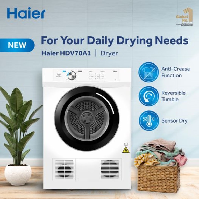 Haier Vented Dryer (7kg) HDV70A1 | Shopee Malaysia