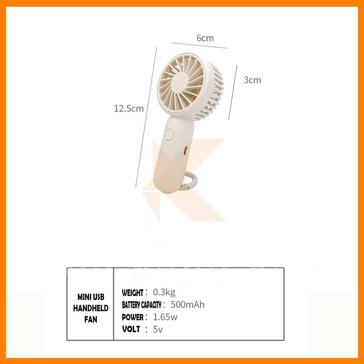 【K-Home】Hanging Bag Handheld Small Fan Mini Portable Handy Tool Cute ...