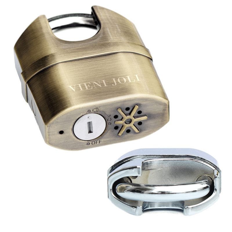 Vieni Joli 65MM Heavy Duty Professional Alarm Padlock Security System ...