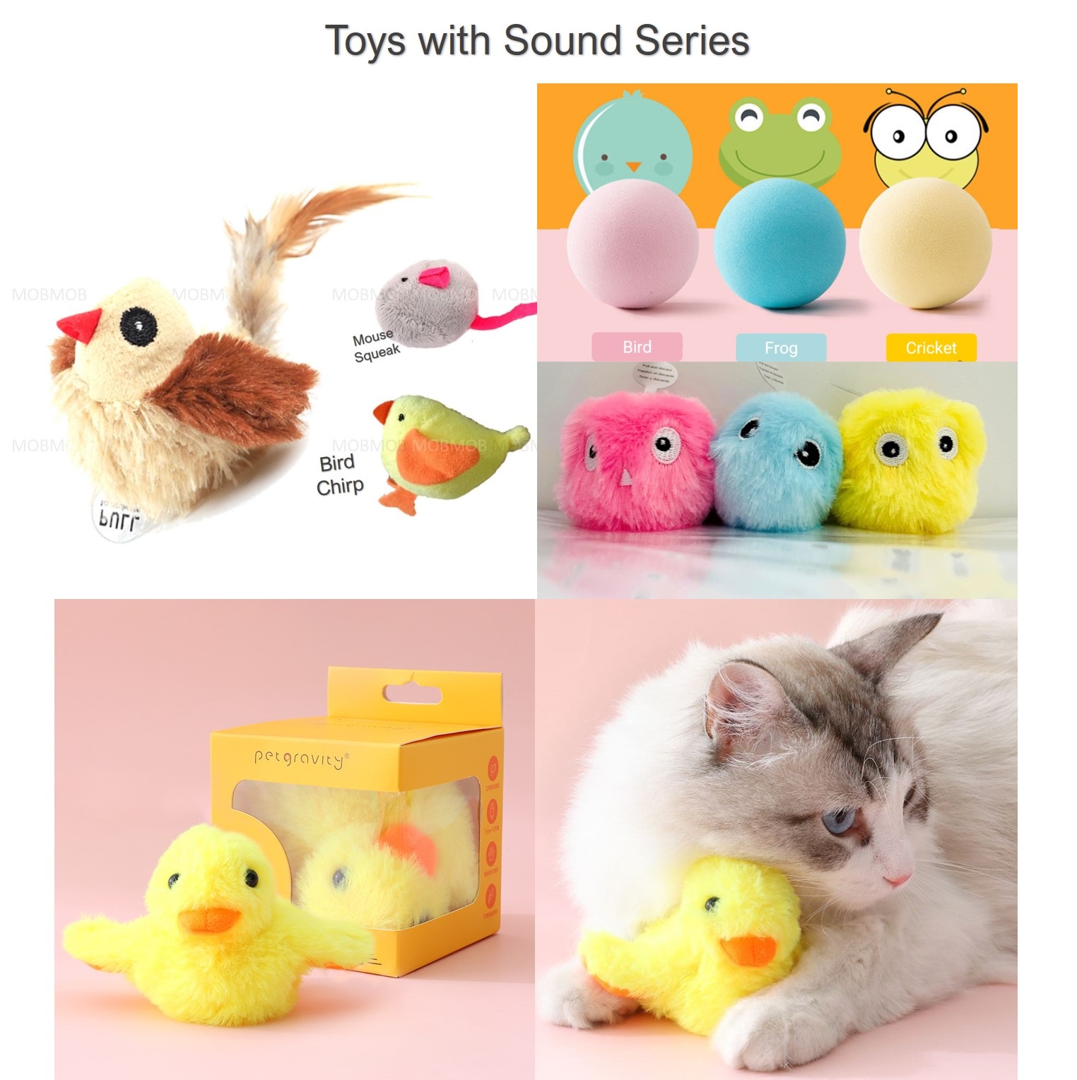 Cat Toy With Animal Sound When Touch Battery Toy For Kitten Toy Cricket ...