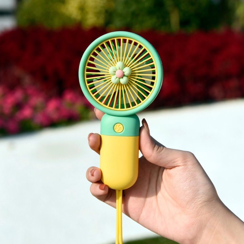 Trending Flower Portable Hand Mini Handheld Pocket Clip Fan USB Charge ...