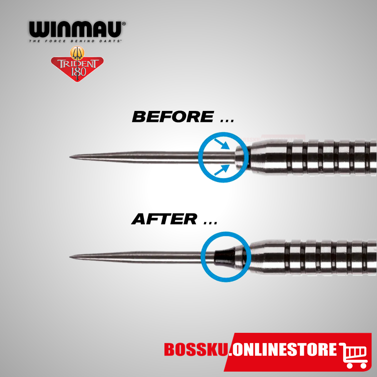 Winmau Point Cones TRIDENT 180 - To Eliminates Dart On Flight ...