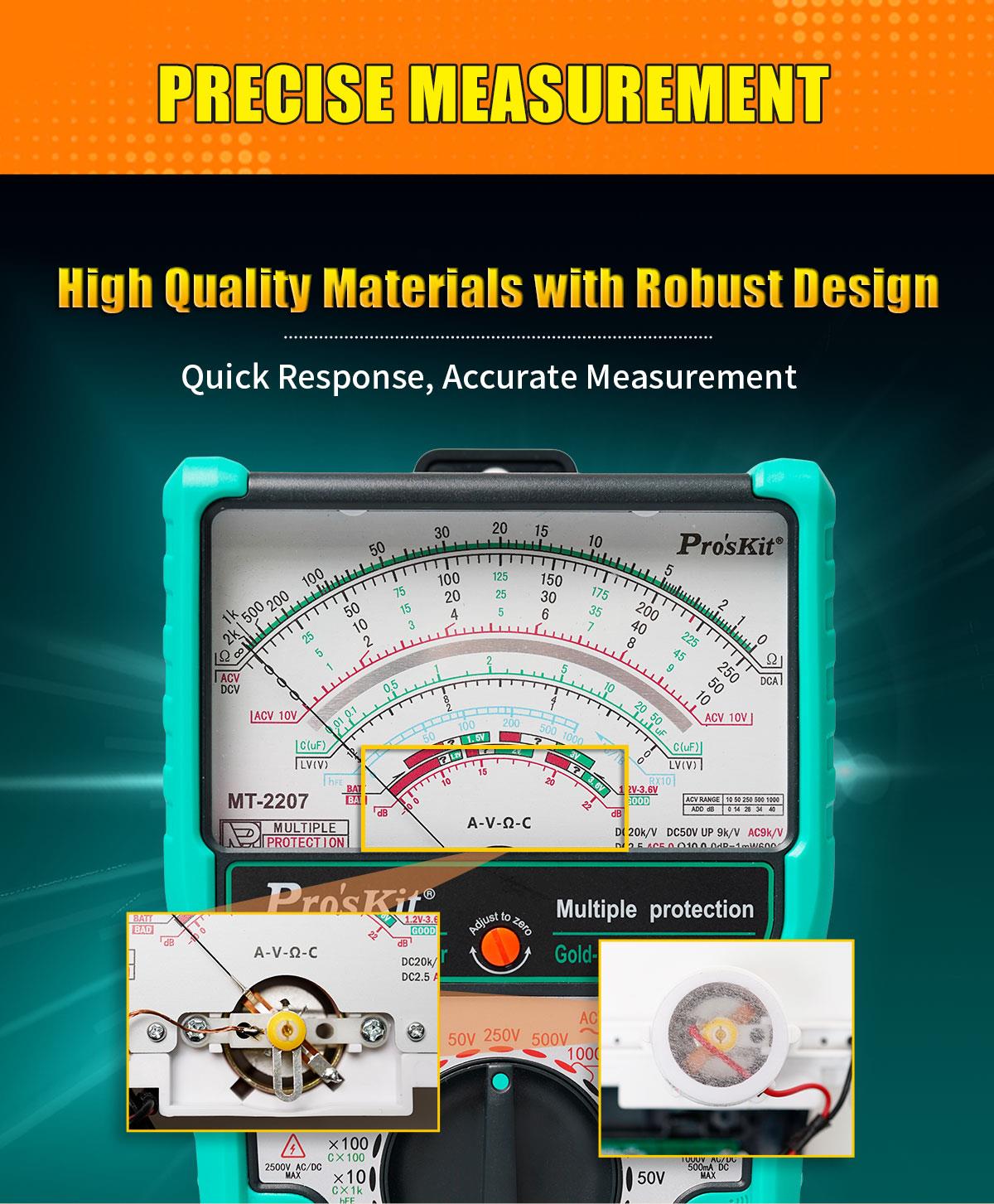 PRO'SKIT MT-2207 Protective Function Analog Multimeter | Shopee Malaysia