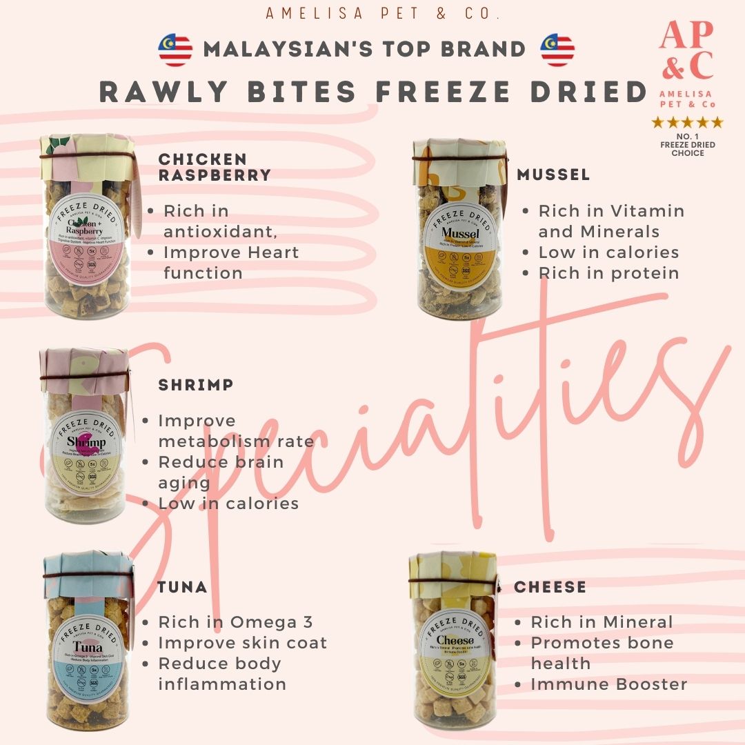 Amelisa Pet & Co Rawly Bites Freeze Dried Pet Treat Limited Edition ...