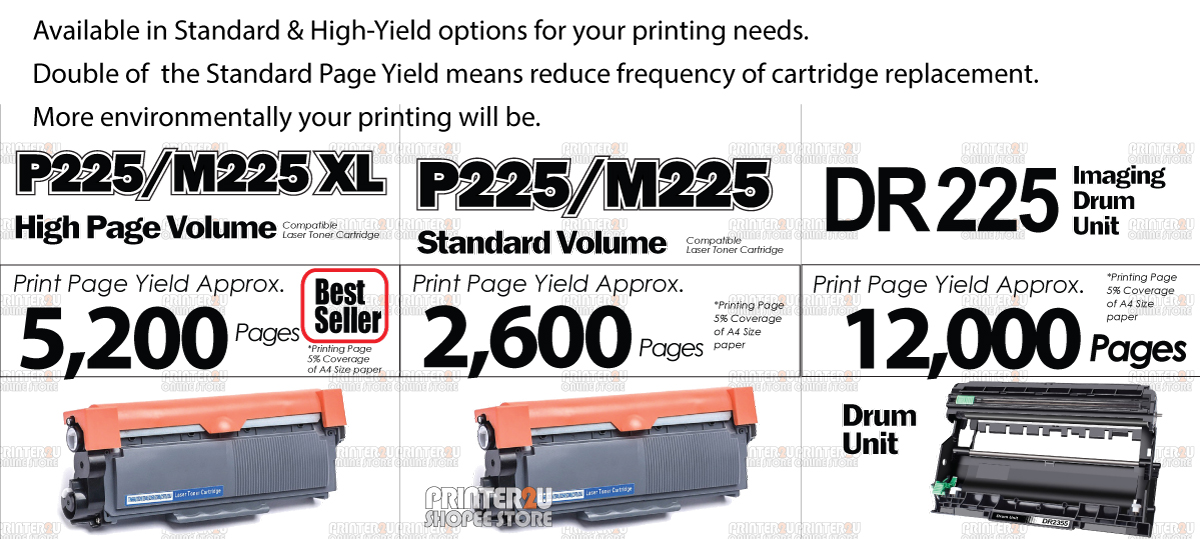 Fuji Xerox FujiXerox Compatible Docuprint P225 P225d P225db P265dw ...