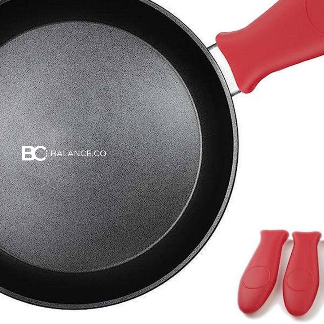 Balance.co Heat Insulated Silicone Hot Handle Holder Removable Grips ...