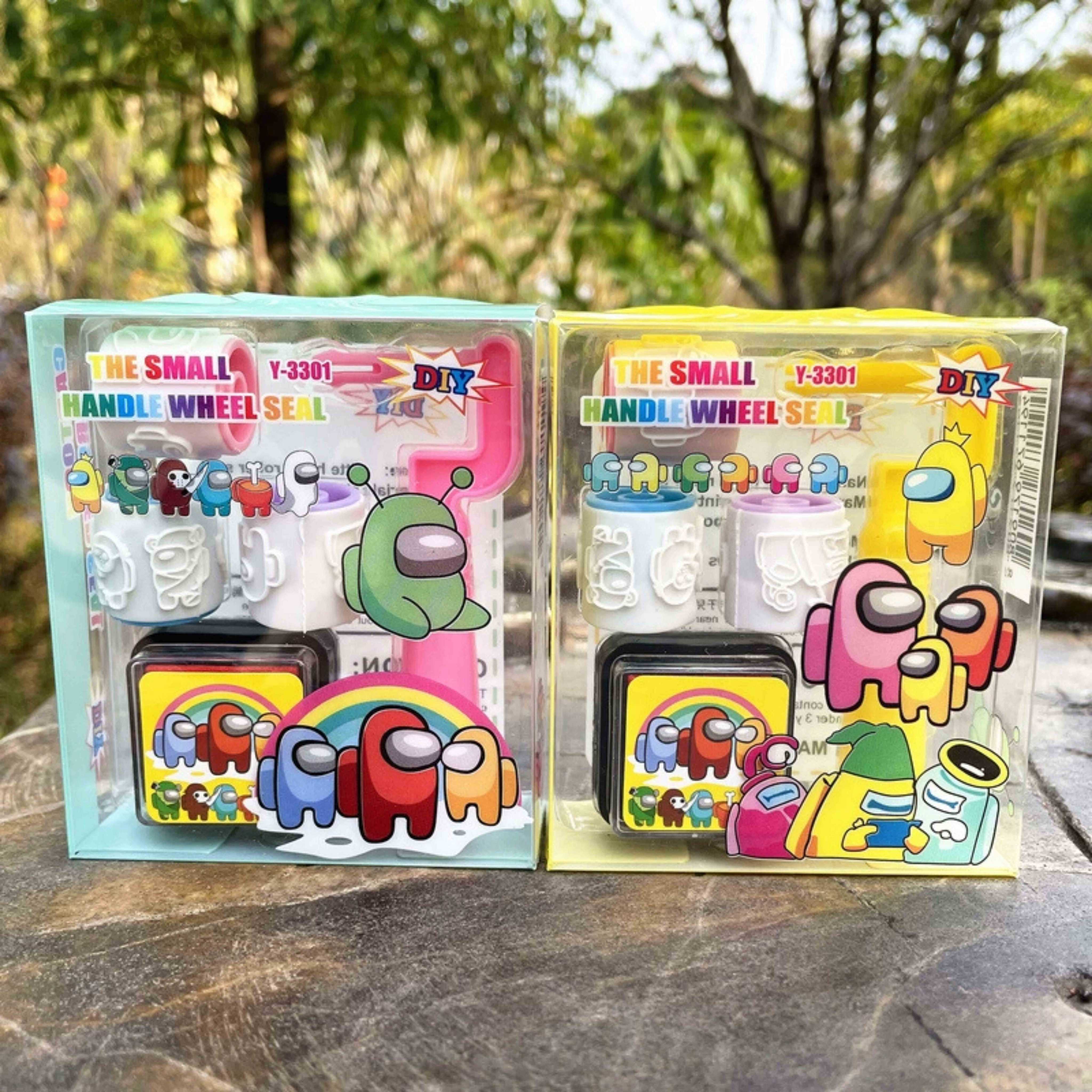 Kids Hand Roller Stamp Chop Cartoon Fun Cartoon Roller Stamp 3 ...