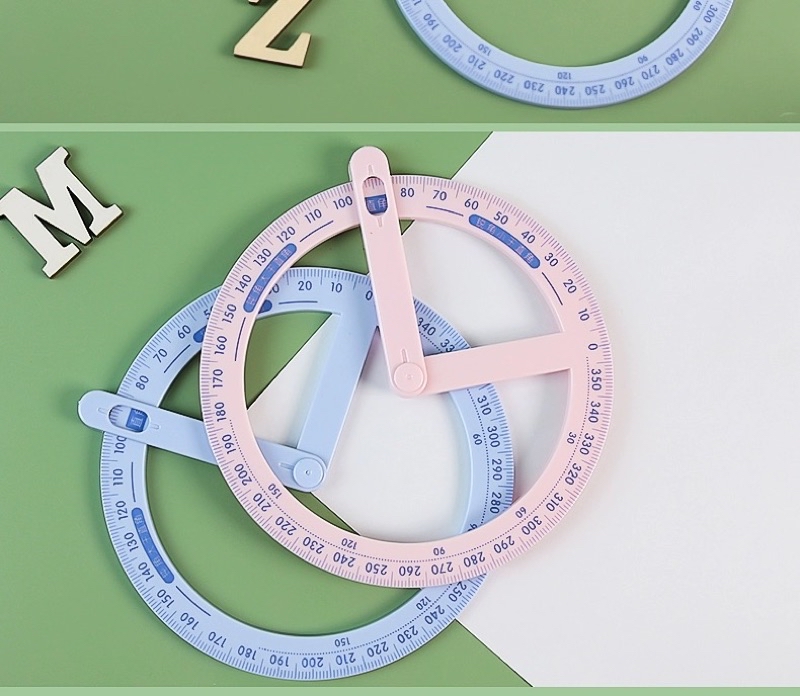 🇲🇾🐸360 Degree Angle Ruler Teaching Aids Elementary School Angle Primary ...