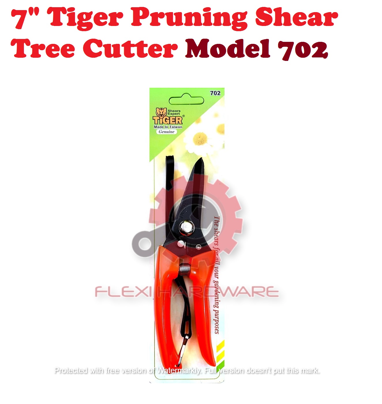 7" Tiger Pruning Shear Tree Cutter Model 702 | Shopee Malaysia