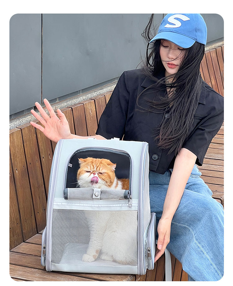 Premium Cat Carrier Bag Cat Bag Pet Bag Pet Carrier Cat Backpack Beg ...