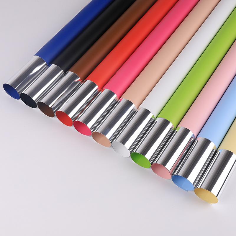 READY STOCK EzWrap.my Double Side Color Ou Ya Mirror Wrapping Paper ...