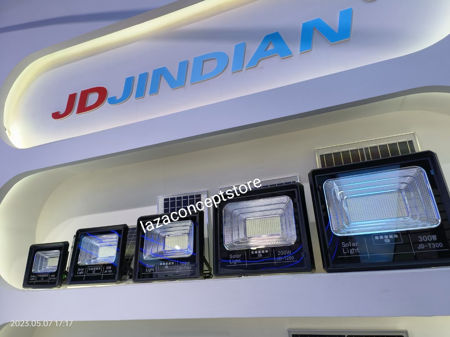 JD Solar Spotlight T-Series ABS - 50W, 100W, 200W, 300W (Solar Charge ...