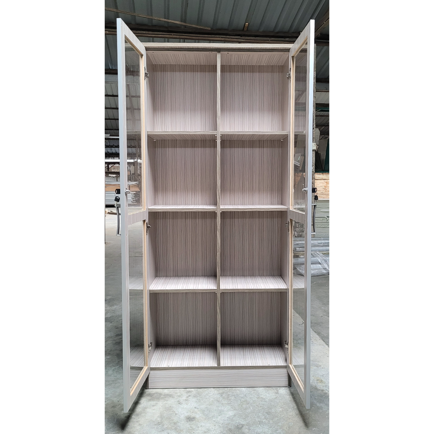 HOMATRIX Display Glass Cabinet Living Room Storage Almari Kaca Rak ...