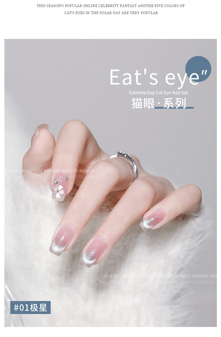 Annies 10ml Aurora Spar Nail Art Cat's Eye Gel Nail Polish Popular ...