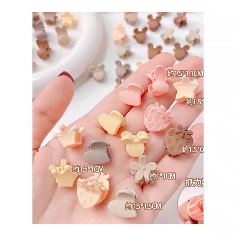 Black hair pin mini hair clip small hair claw pin kecil front hair haip ...